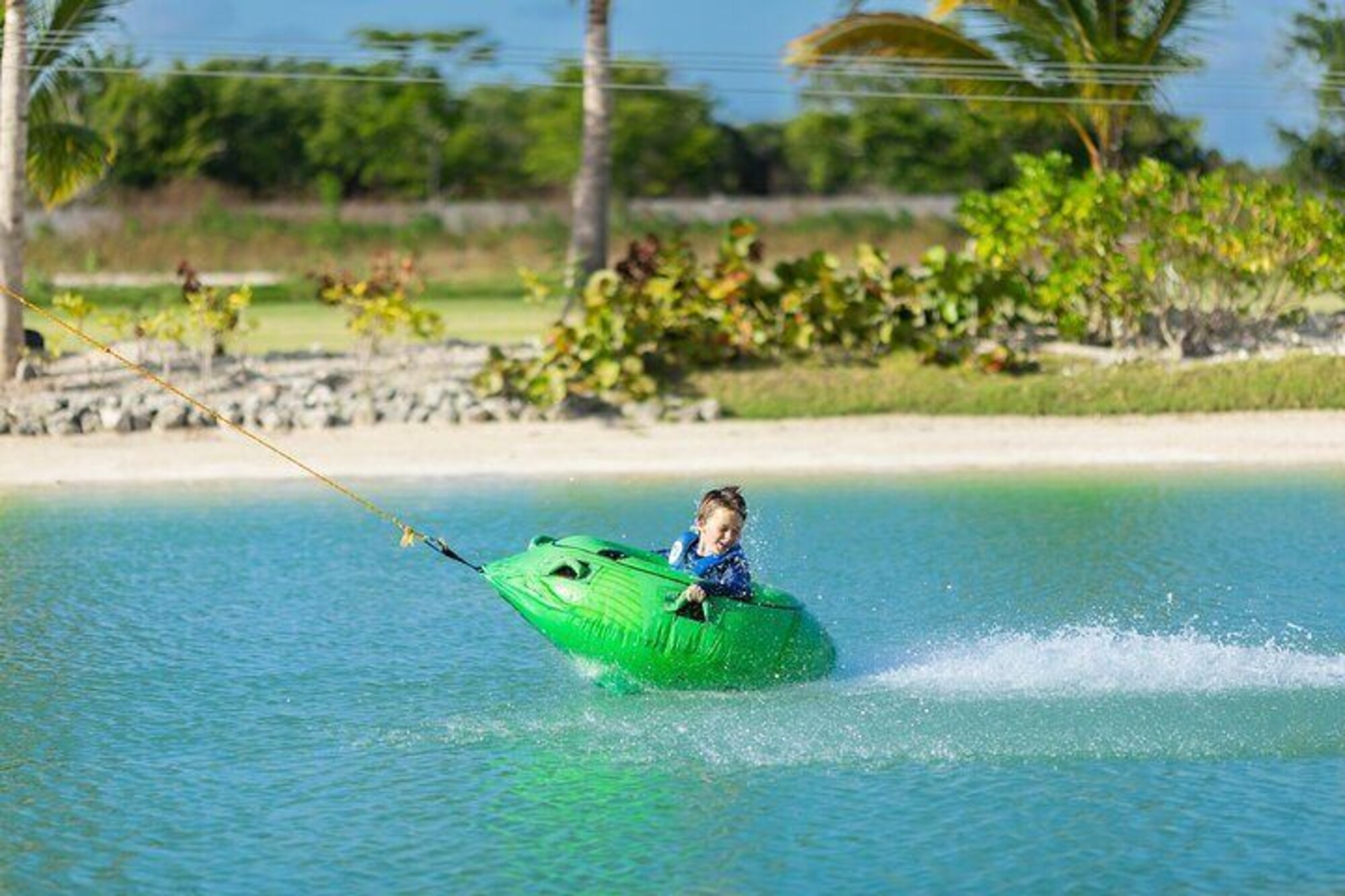 Full Day Water Activities in Caribbean Lake Park - Go Dominican Travel